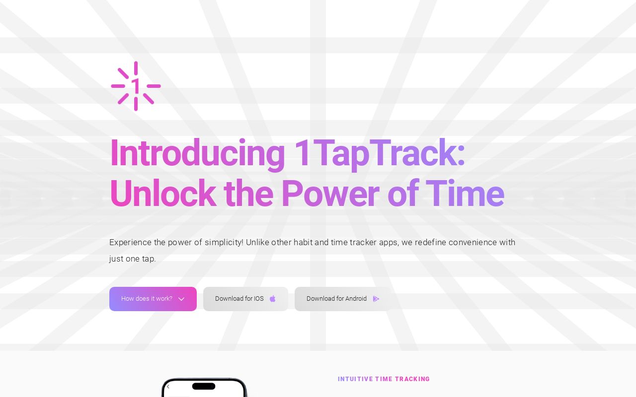 1TapTrack: Unlock the Power of Time